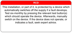 Consumer Unit Signage & Labels - Pro Certs Software