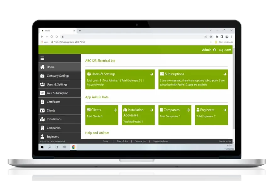 Electrical Apps And Certification Software Pro Certs Software